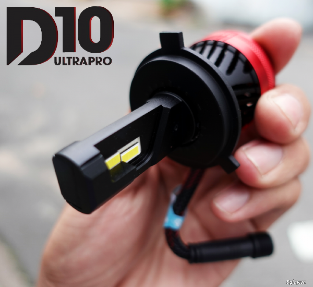 ĐÈN LED D10 CHÍNH HÃNG GIÁ RẺ GẮN ZIN CHO OTO VÀ XE MÁY | 5giay