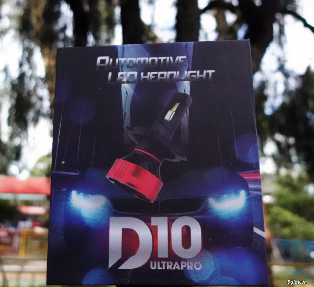 ĐÈN LED D10 CHÍNH HÃNG GIÁ RẺ GẮN ZIN CHO OTO VÀ XE MÁY | 5giay