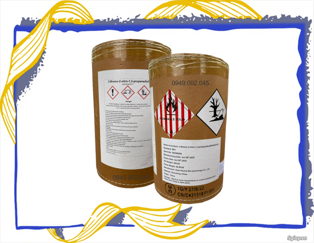 Bronopol 99% - Chuyên trị nấm đồng tiền, diệt khuẩn nước ao nuôi | 5giay