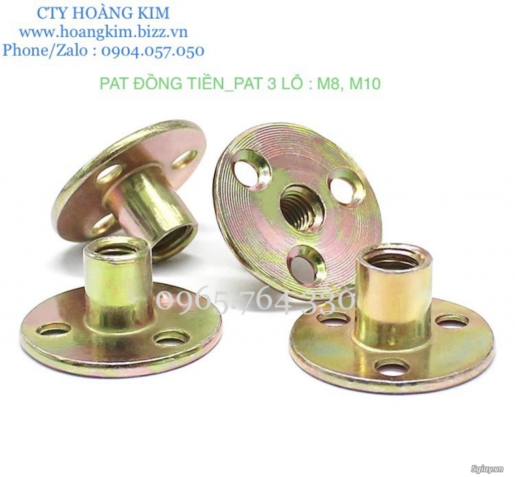 PAT ĐỒNG TIỀN_PAT 3 LỖ: M8, M10 | 5giay