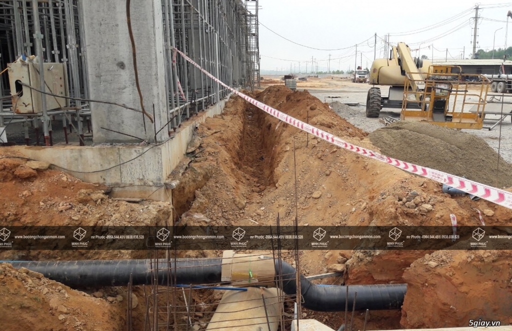 Quấn bitum ống pccc/ anti corrosion Premcote tape | 5giay