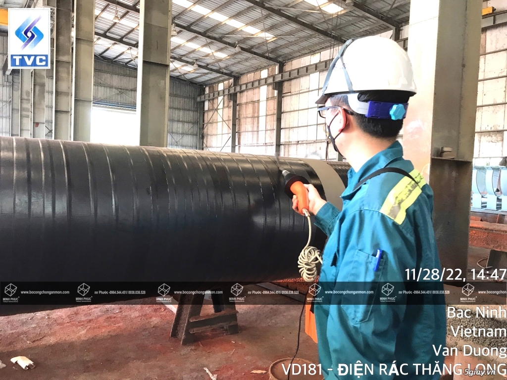 Quấn bitum ống pccc/ anti corrosion Premcote tape | 5giay