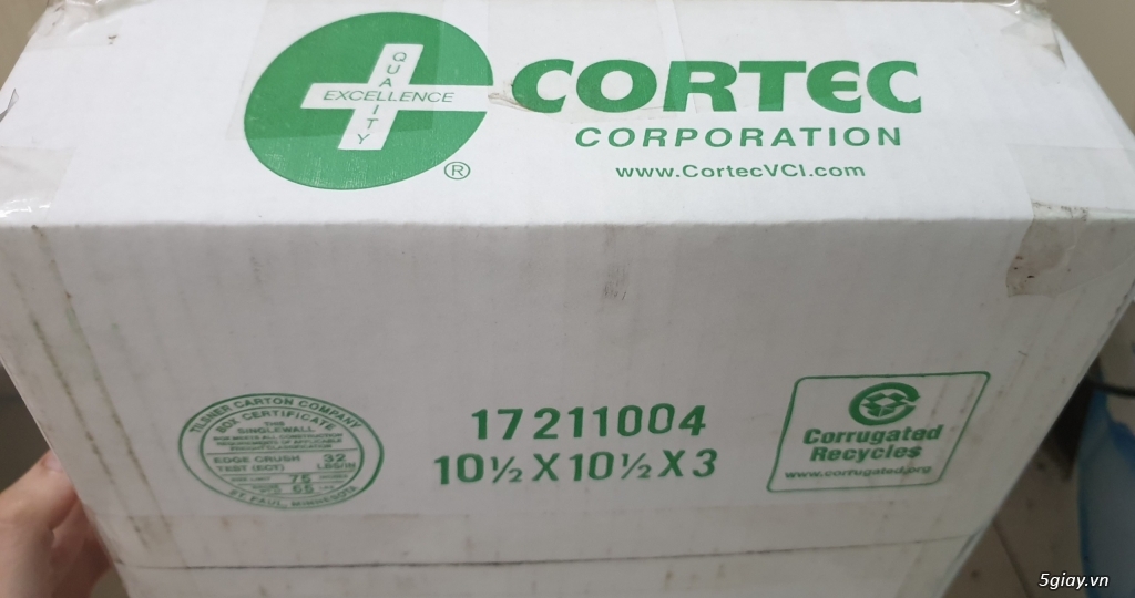 Cor-Pak 1-Mul _ Bột Chống Gỉ Sét CORTEC VPCI Dạng Gói | Greenmate | 5giay