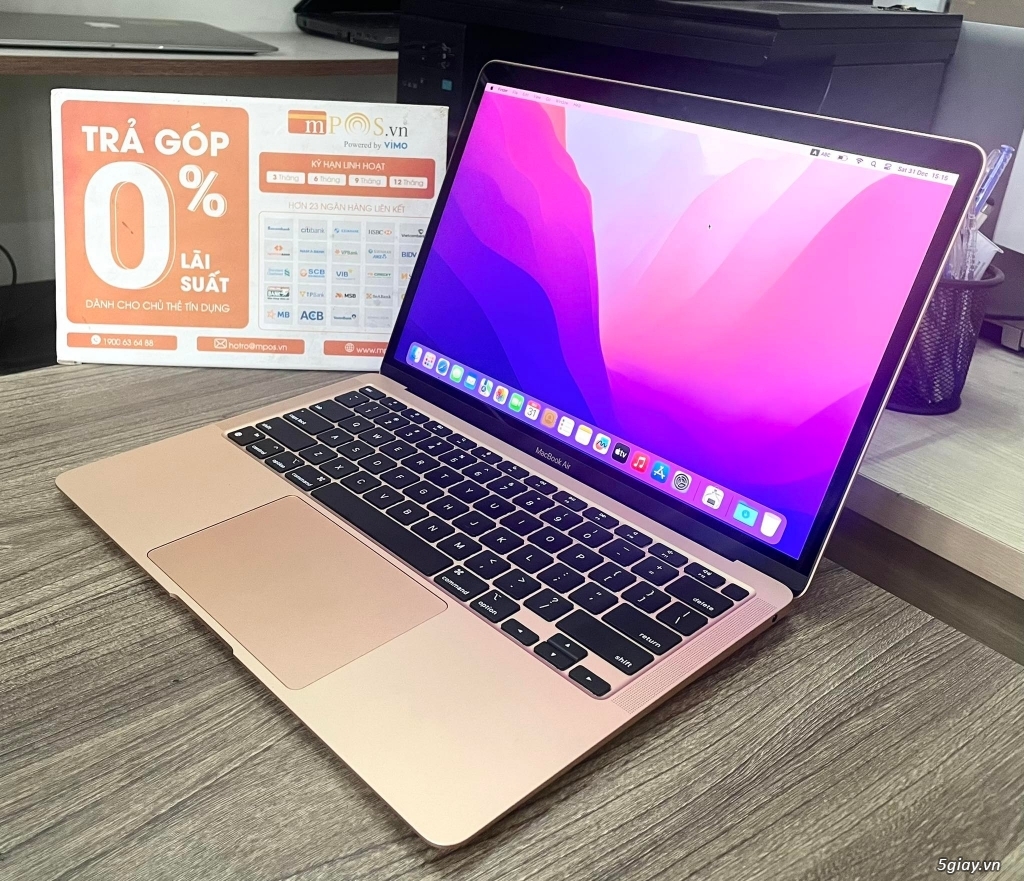 Macbook Air M1 202 Likenew Fullbox 16GB 256GB Bảo Hành Apple 25/1/2023 ...