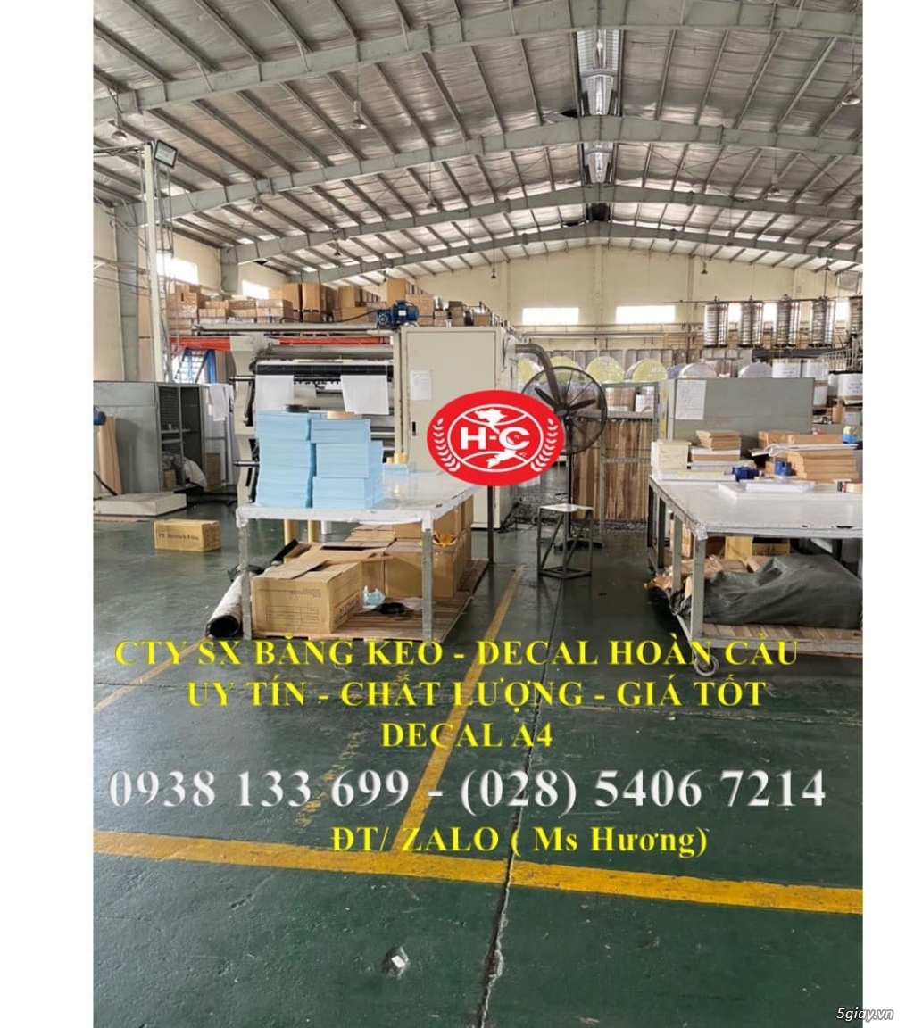 CTY SẢN XUẤT GIẤY DECAL A4 HOÀN CẦU | 5giay