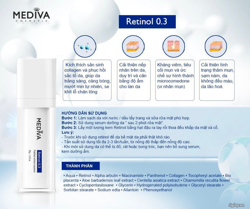 Dược Mỹ Phẩm Mediva- Khỏi Lo Lcl To, Mụn Nám, Tàn Nhang, Nhăn, lão hóa ...