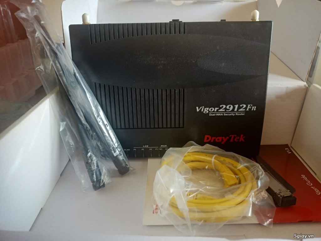 bộ định tuyến draytek 2912 ( một sợi quang ) | 5giay