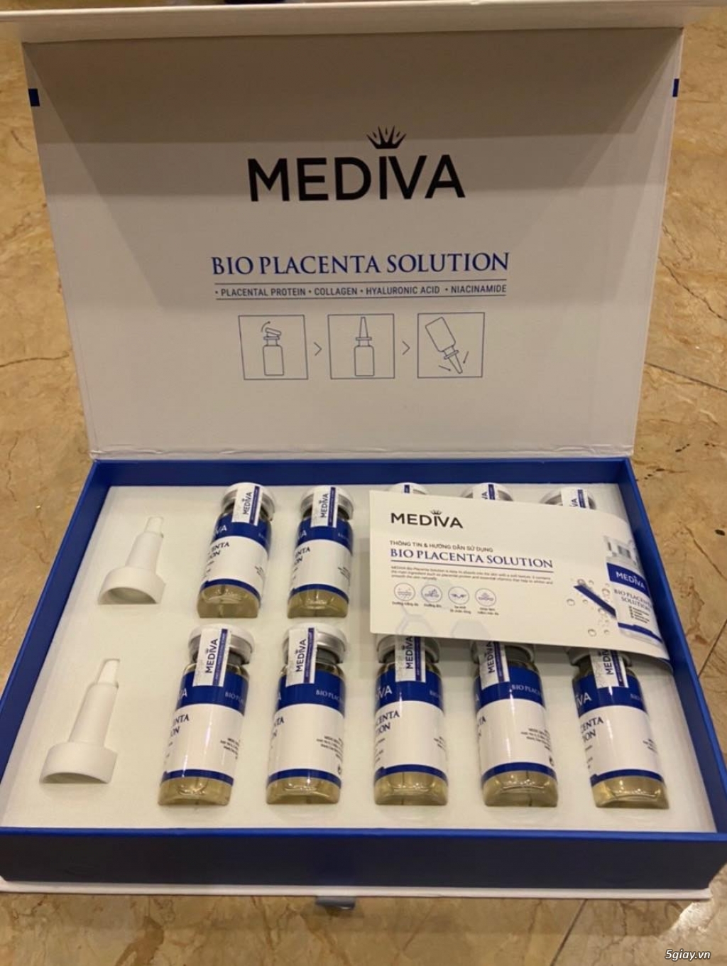 Tế Bào Gốc Bio Placenta Mediva - Da mịn màng, sáng khỏe. | 5giay