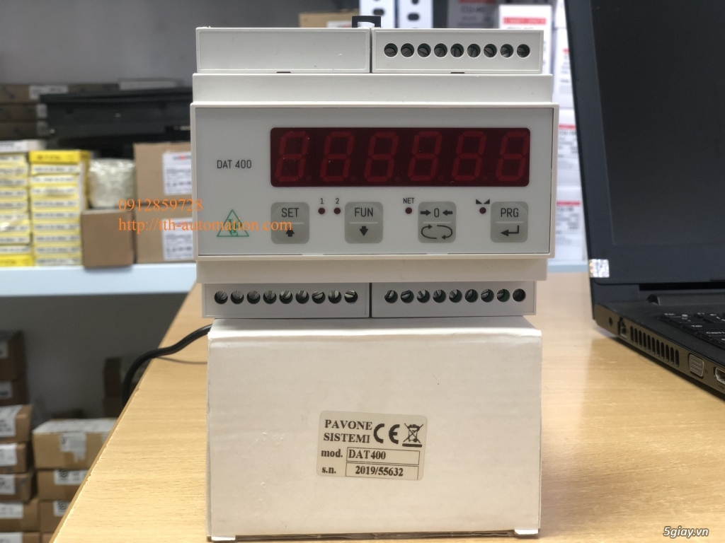 Đầu cân điện tử DAT 400 phiên bản tiêu chuẩn, xuất xứ Pavone- Italy | 5giay