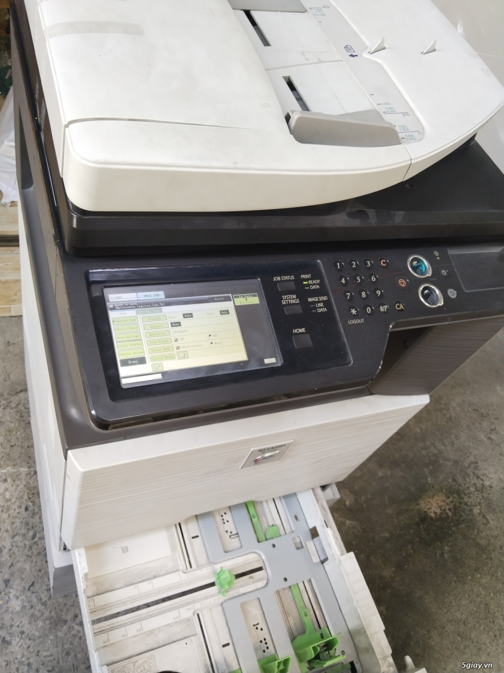 THANH LÝ MÁY PHOTOCOPY MÀU SHARP MX-1810U GIÁ YÊU THƯƠNG | 5giay