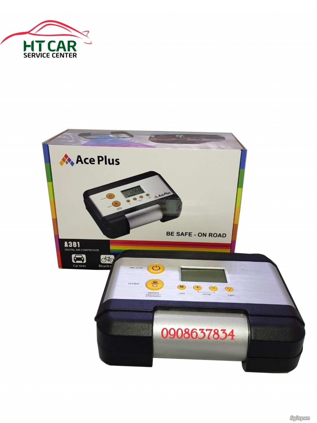 Bơm Lốp Ô Tô Chuyên Dụng ACE A381 | 5giay