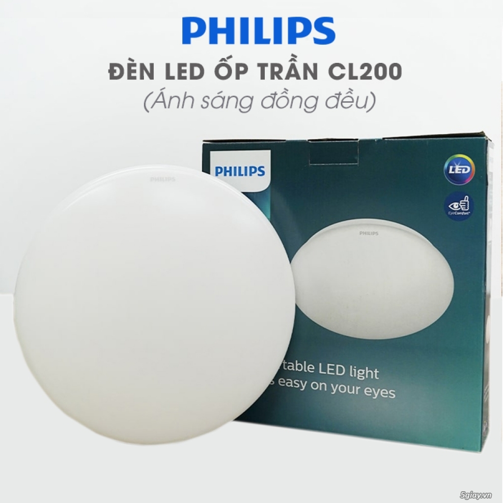 Đèn Led ốp trần Philips CL200 20W chính hãng giá tốt | HV Lighting | 5giay
