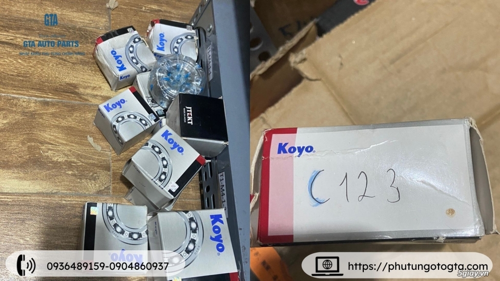 Bi moay ơ sau Koyo Dùng cho xe: Dmax 03-17, D22 05-, | 5giay