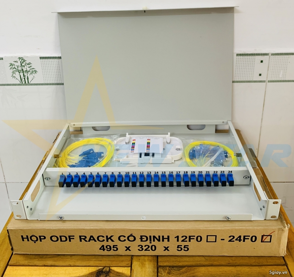 ODF gắn rack 24FO SM SC/UPC | 5giay