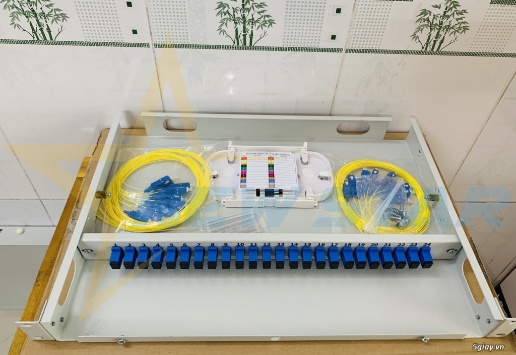 ODF gắn rack 24FO SM SC/UPC | 5giay