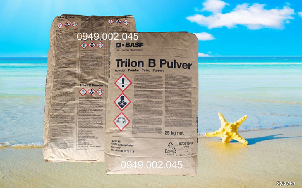 Trilon B (EDTA Đức 4Na) - Khử kim loại nặng, xử lý phèn | 5giay