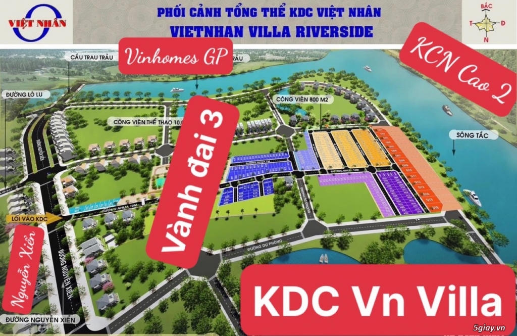 KDC Việt Nhân Villa Riverside (em chuyên bán - giá chính chủ hợp lý ...