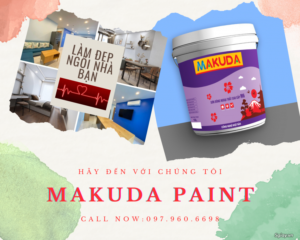 MAKUDA PAINT TUYỂN ĐẠI LÝ PHÂN PHỐI CÁC TỈNH THÀNH TRÊN TOÀN QUỐC | 5giay