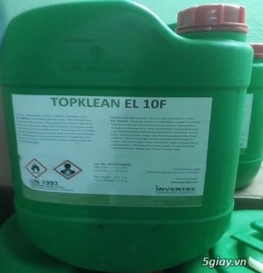 Chất tẩy rửa PCB & Stencil & DIP Pallet Topklean EL 10F | 5giay