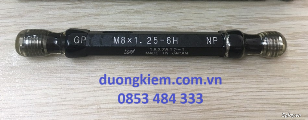 Dưỡng Kiểm Ren M8X1.25 6H GPNP SOKUHANSHA- NHẬT BẢN | 5giay