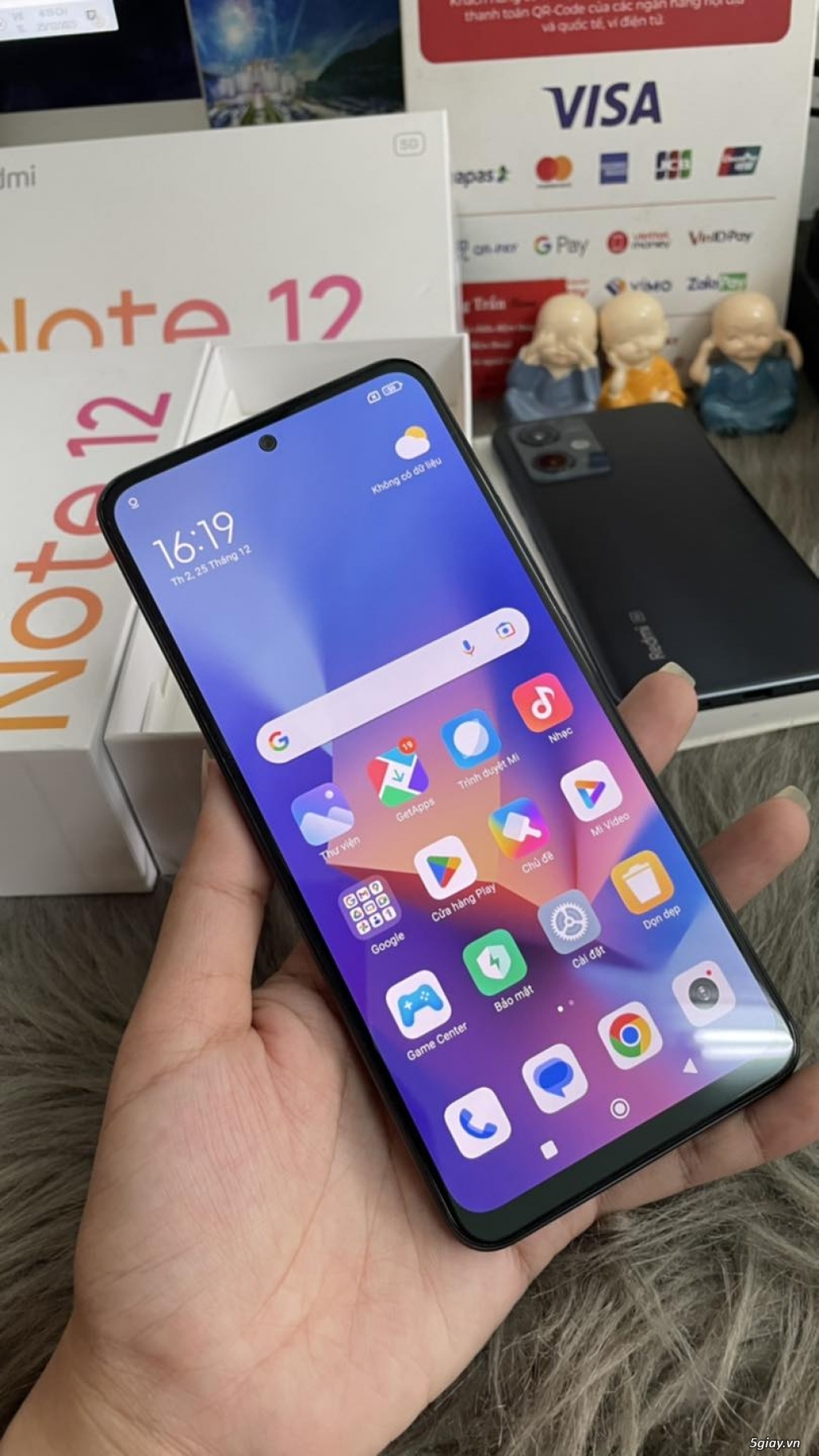 Xiaomi Redmi Note 12 5G 6g/128G Fullbox zin đẹp 99% sẳn tiếng việt | 5giay
