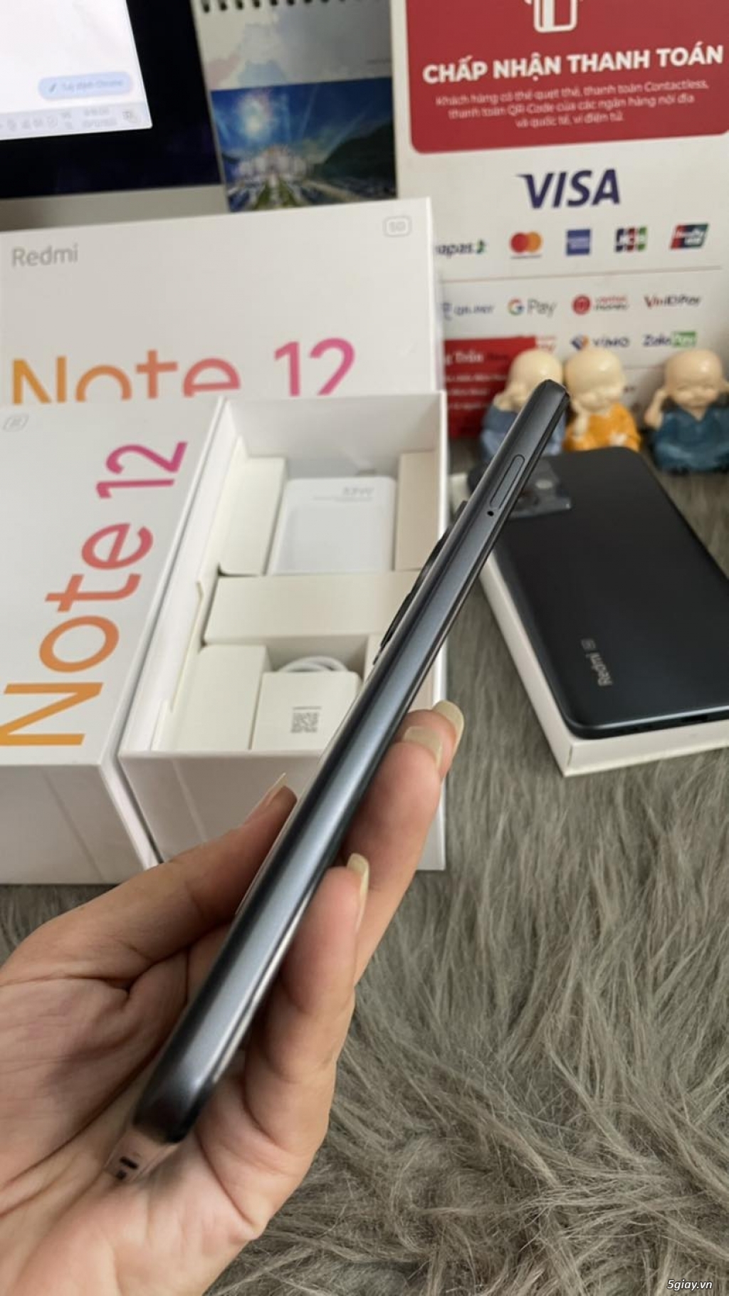 Xiaomi Redmi Note 12 5G 6g/128G Fullbox zin đẹp 99% sẳn tiếng việt | 5giay
