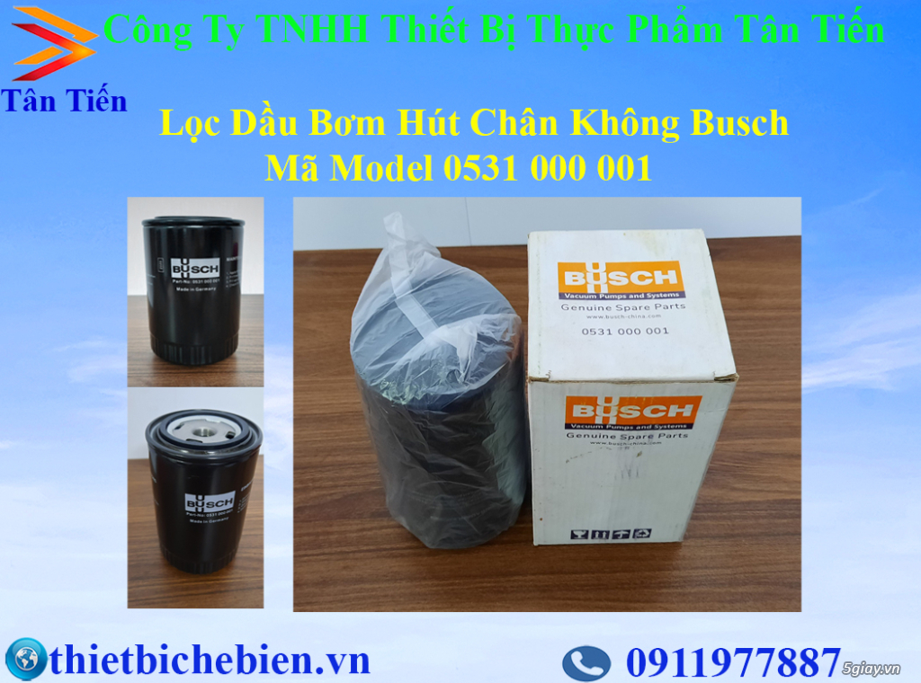 Lọc dầu bơm hút chân không busch 0531 000 001