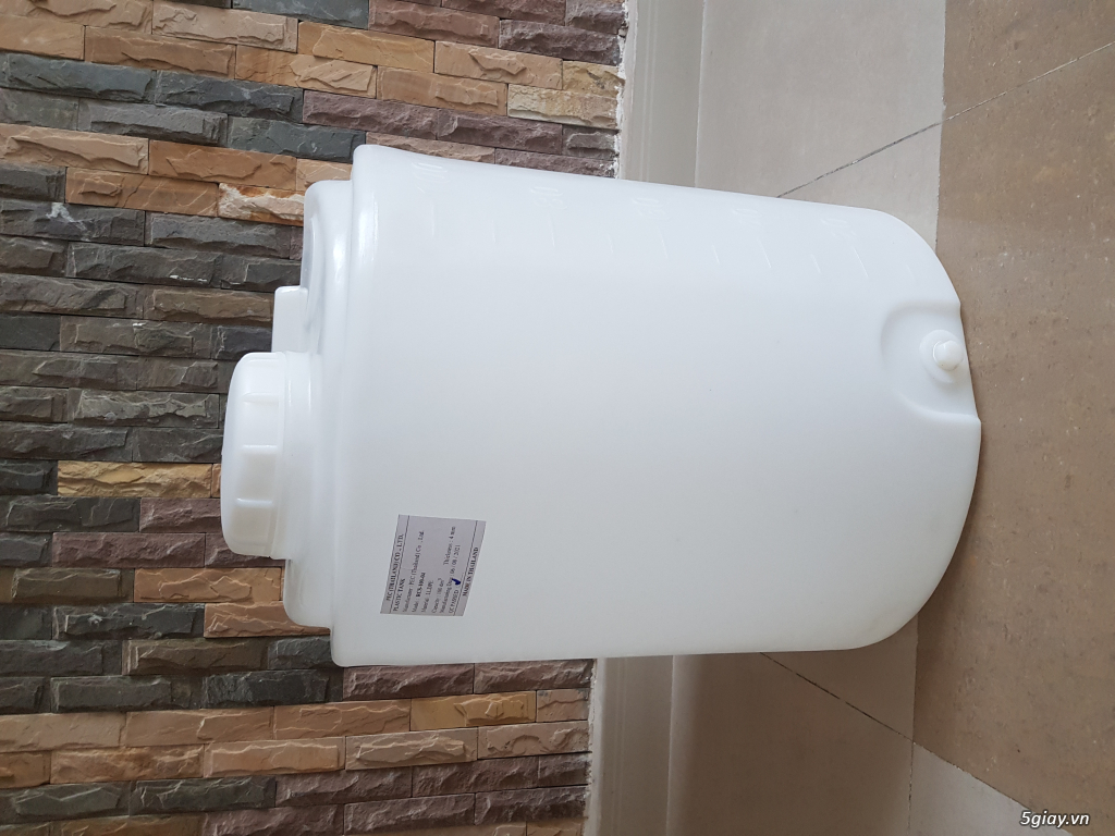 Bồn nhựa PE 100l chứa hóa chất hãng thái lan model RCS-100-04 | 5giay