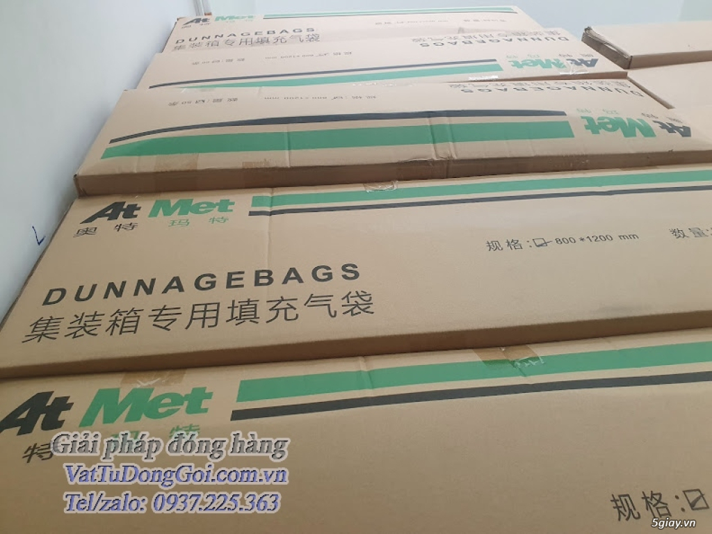 Túi khí chèn hàng Atmet one, túi khí chèn hàng container, air bag | 5giay