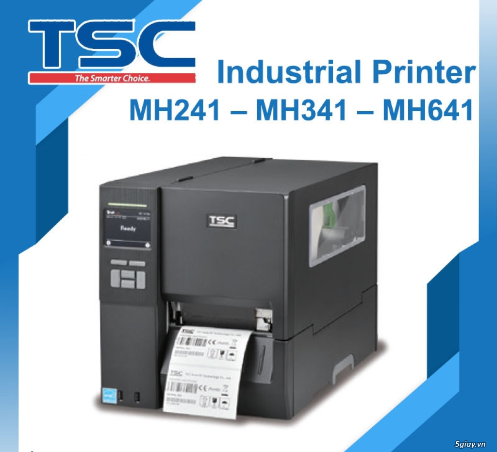 Máy in tem nhãn công nghiệp TSC MH241 | 5giay