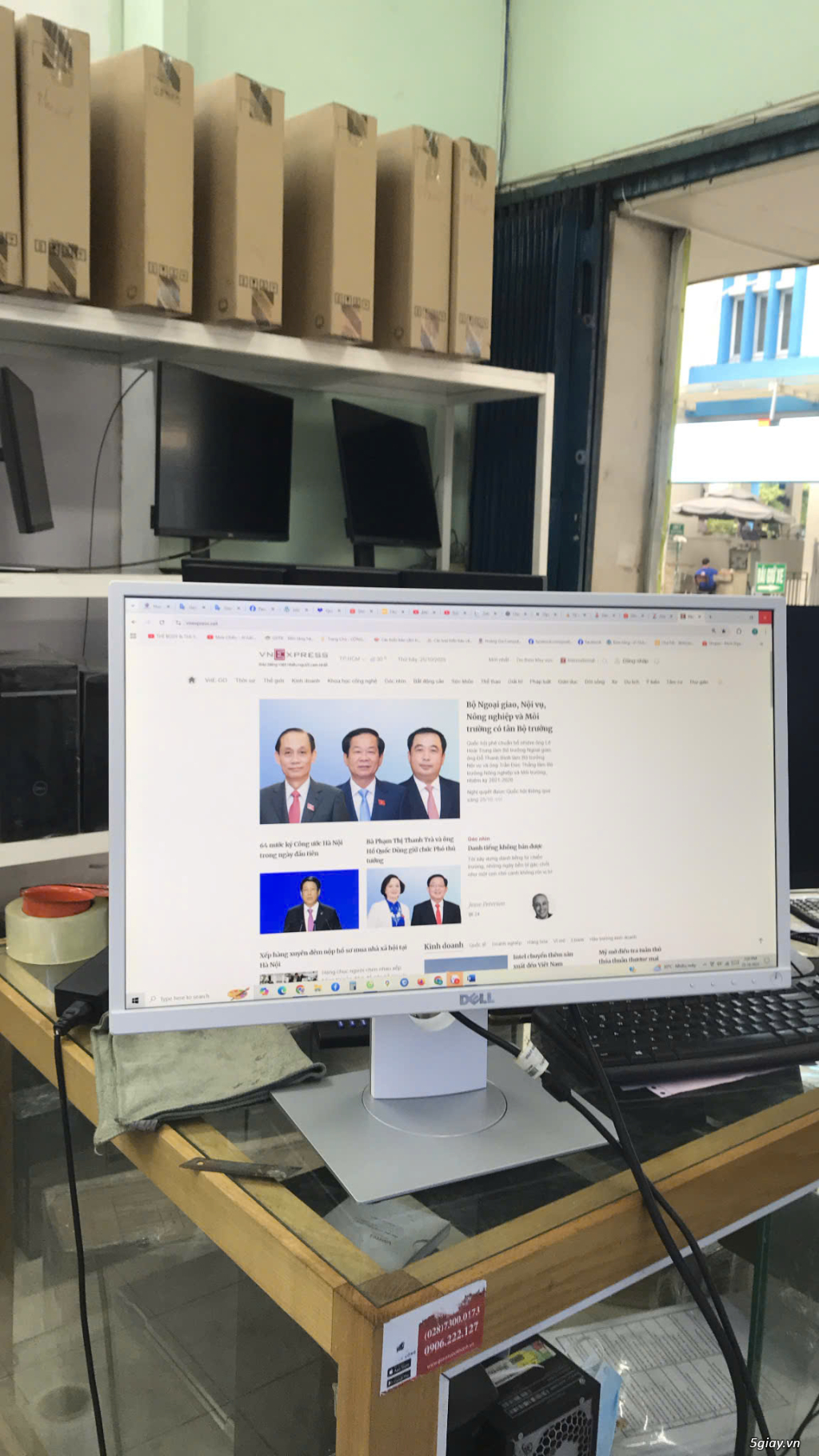 MÀN HÌNH MÀU TRẮNG ĐỒ HOẠ DELL 23 INCH P2317H | 5giay