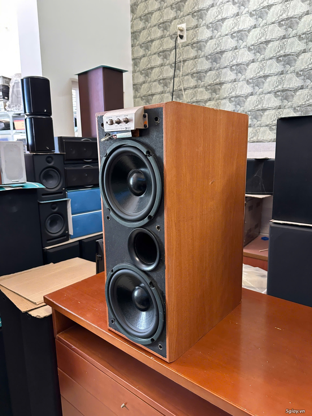 Loa sub Yamaha SW-160, 2 Bass Khủng | 5giay