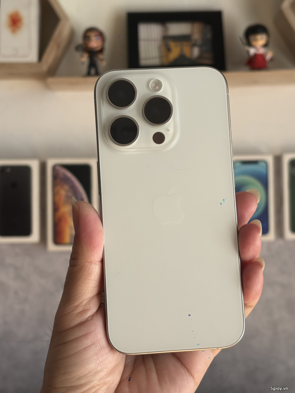 15 Pro 256G White KH/A. Pin 88%... Zin ! | 5giay