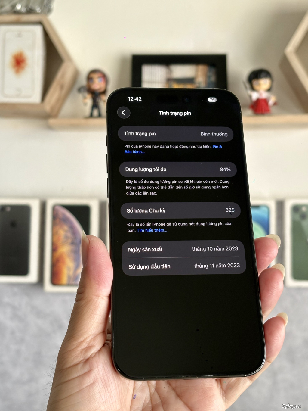 15 Pro max 256G Mỹ. Pin 84% Nguyên zin ! | 5giay